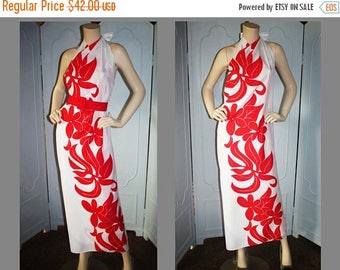 Vintage 1950s 1960s Hawaiian Sarong Sewing Pattern Simplicity