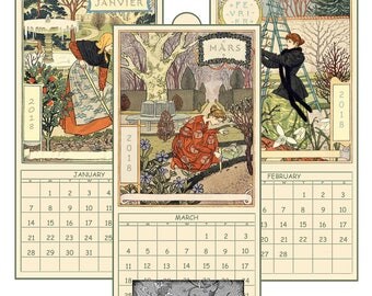 Digital calendar | Etsy