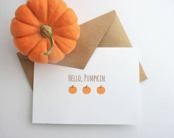 Fall greeting card | Etsy