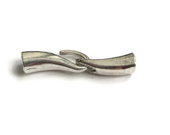 5 Antique Bronze Open Hook Clasp All in one Clasp for 5MM