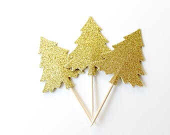 Tree cake topper | Etsy