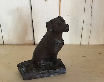 Vintage dog statue | Etsy