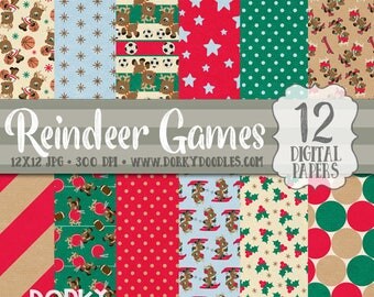 Christmas paper | Etsy