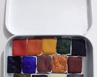 Watercolor tin | Etsy