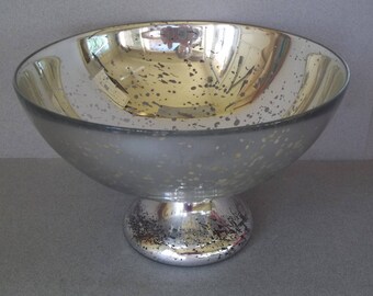 Mercury glass vase | Etsy