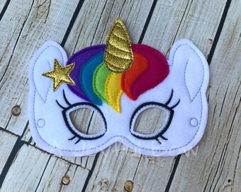 Unicorn mask | Etsy