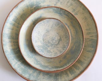 Ceramic plate set | Etsy