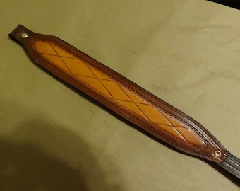 Leather rifle sling | Etsy