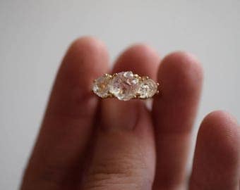 Stone wedding ring | Etsy