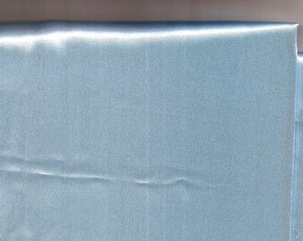 Blue satin fabric | Etsy