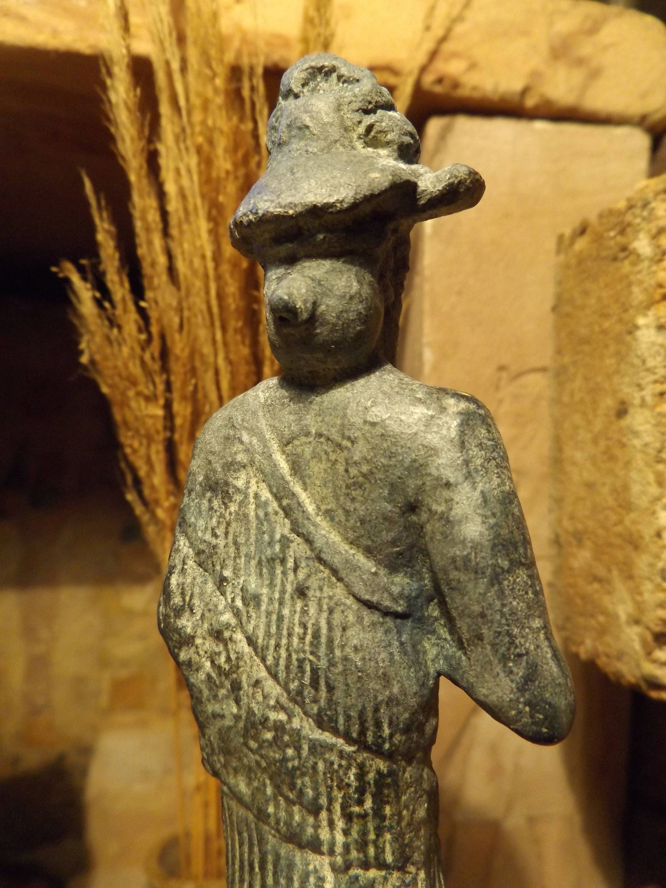 Mesopotamian statue replica of the deity Inshushinak - Susa Elamite ...