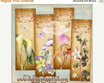 Decoupage bookmark | Etsy