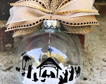 Glass nativity | Etsy