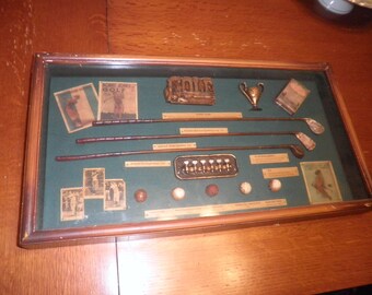 Golf shadow box | Etsy