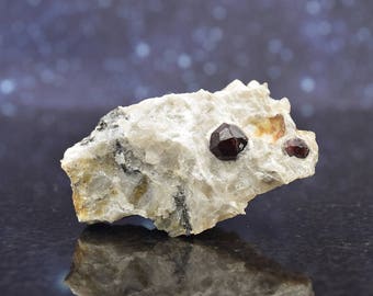 Garnet in matrix | Etsy