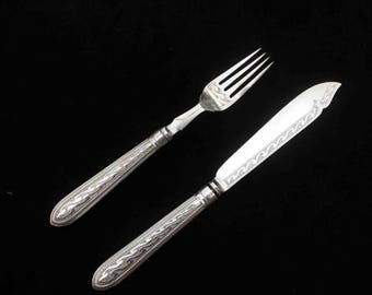 Fish knife and fork | Etsy