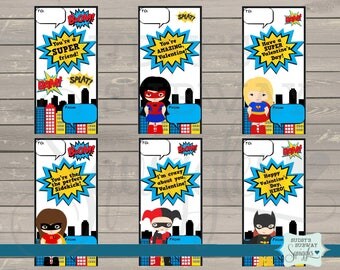 Superhero valentine | Etsy