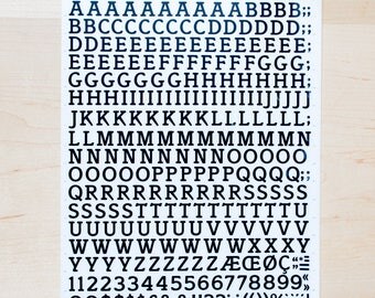 Rub on letters | Etsy