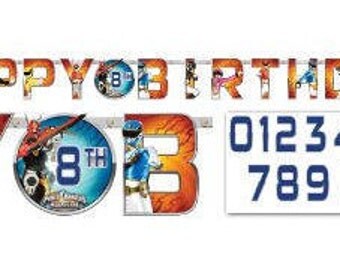 Power rangers banner | Etsy