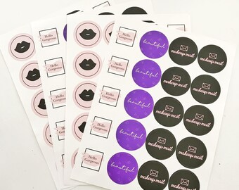 Makeup stickers | Etsy