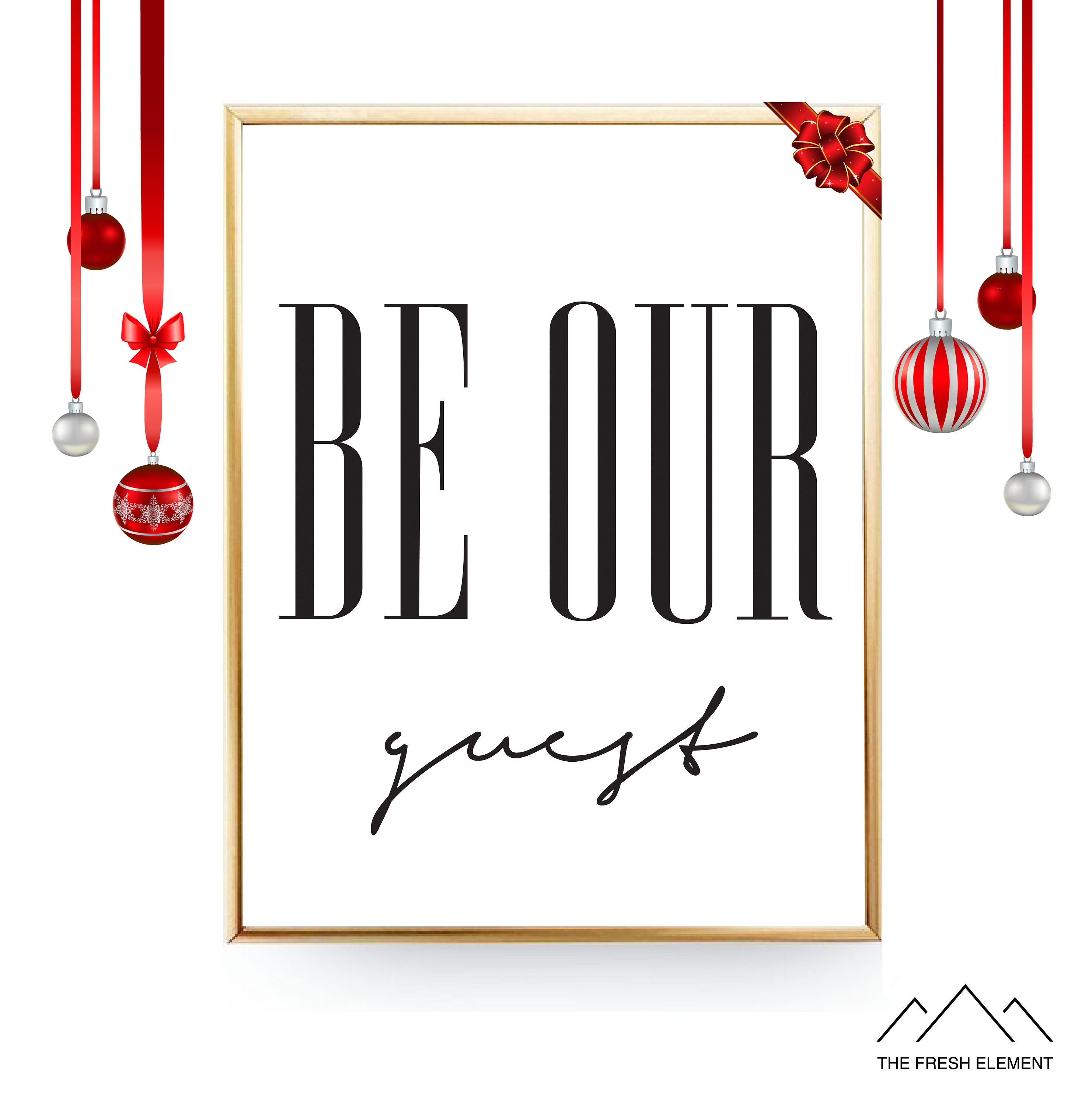 Be Our Guest Print Guest Room Print Be Our Guest Sign Home