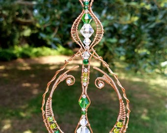 Wire wrap suncatcher | Etsy