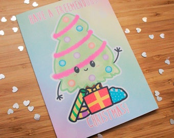 Pun christmas card | Etsy