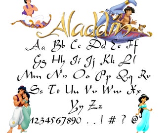 Aladdin silhouette | Etsy