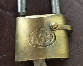 Vintage lock and key | Etsy