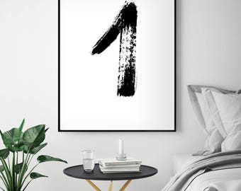 Number art | Etsy