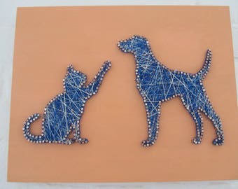 Cat string art | Etsy