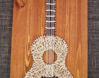 Guitar string art | Etsy