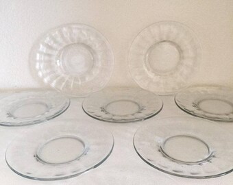 Vintage glass plate | Etsy