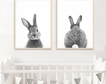Bunny print | Etsy