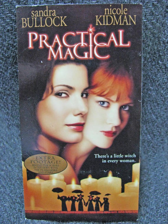 PRACTICAL MAGIC 1998 Repurposed Original VHS Sleeve To