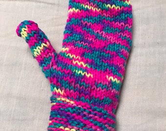 Rainbow mittens | Etsy