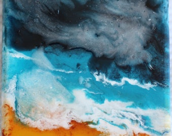 Abstract resin art | Etsy