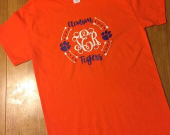 Clemson Monogram Decals/ Clemson State Decal