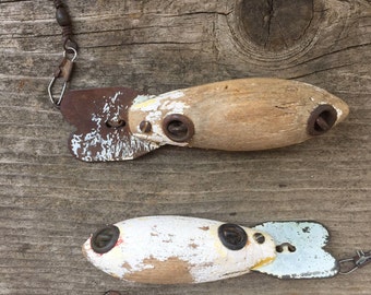 Wooden fishing lure | Etsy
