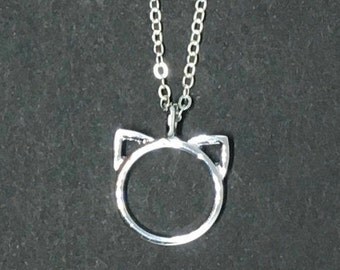 Cat pendant | Etsy