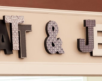 Custom made letters | Etsy