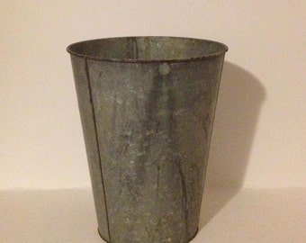 Galvanized bucket | Etsy