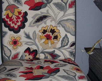 Parsons Chair Slipcover PDF format Sewing Pattern Tutorial