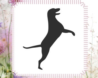 Labrador stencil | Etsy