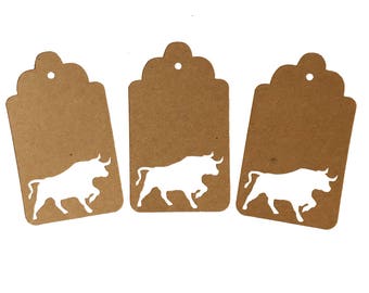 Cow tag | Etsy