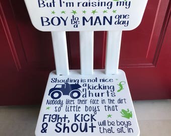 Time Out Chair Vinyl Decal Toddler Naughty Chair Sticker