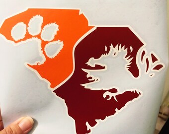 Clemson sticker | Etsy