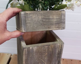 Rustic wood box | Etsy