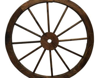 Wooden wagon wheel | Etsy
