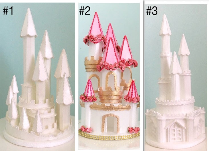 SALE Castle Cake Topper for your wedding cakes christening